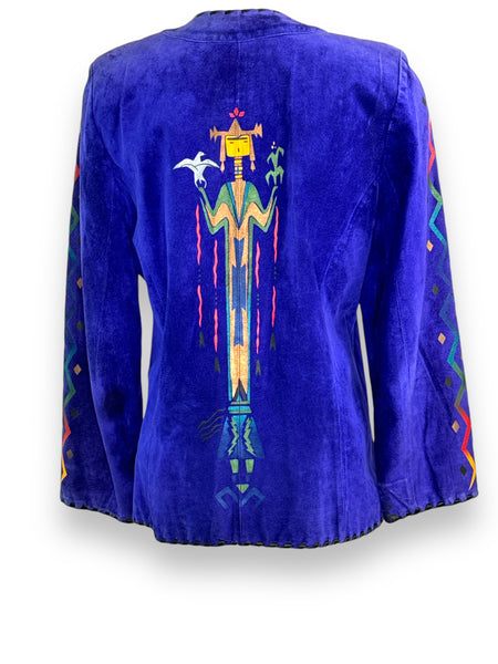 1970s Western Tribal Women Suede Jacket – Patricia Field ARTFASHION