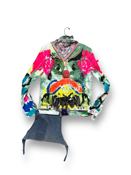 Clown Denim Jacket – Patricia Field ARTFASHION