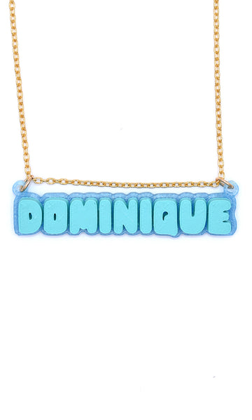 What's My Name Custom Nameplate Necklace – Patricia Field ARTFASHION
